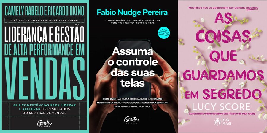 Editora Gente domina pódio da Lista de Mais Vendidos do PublishNews com dois novos livros ...