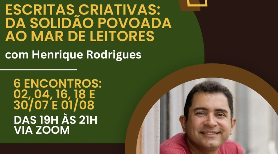 Henrique Rodrigues ministra curso sobre escritas criativas | PublishNews